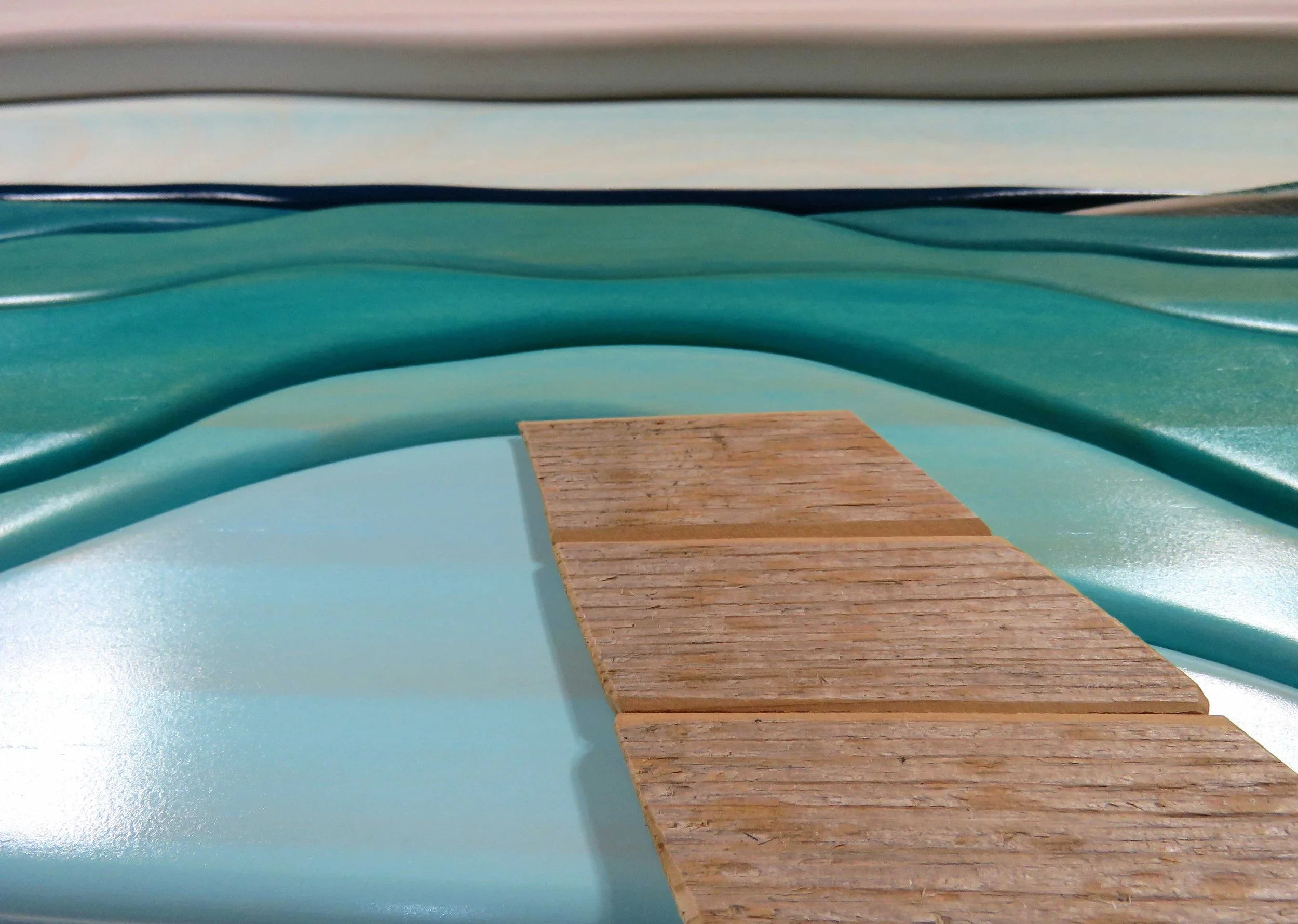 Wood wall sculpture inspired by the beauty and movement of beach and ...