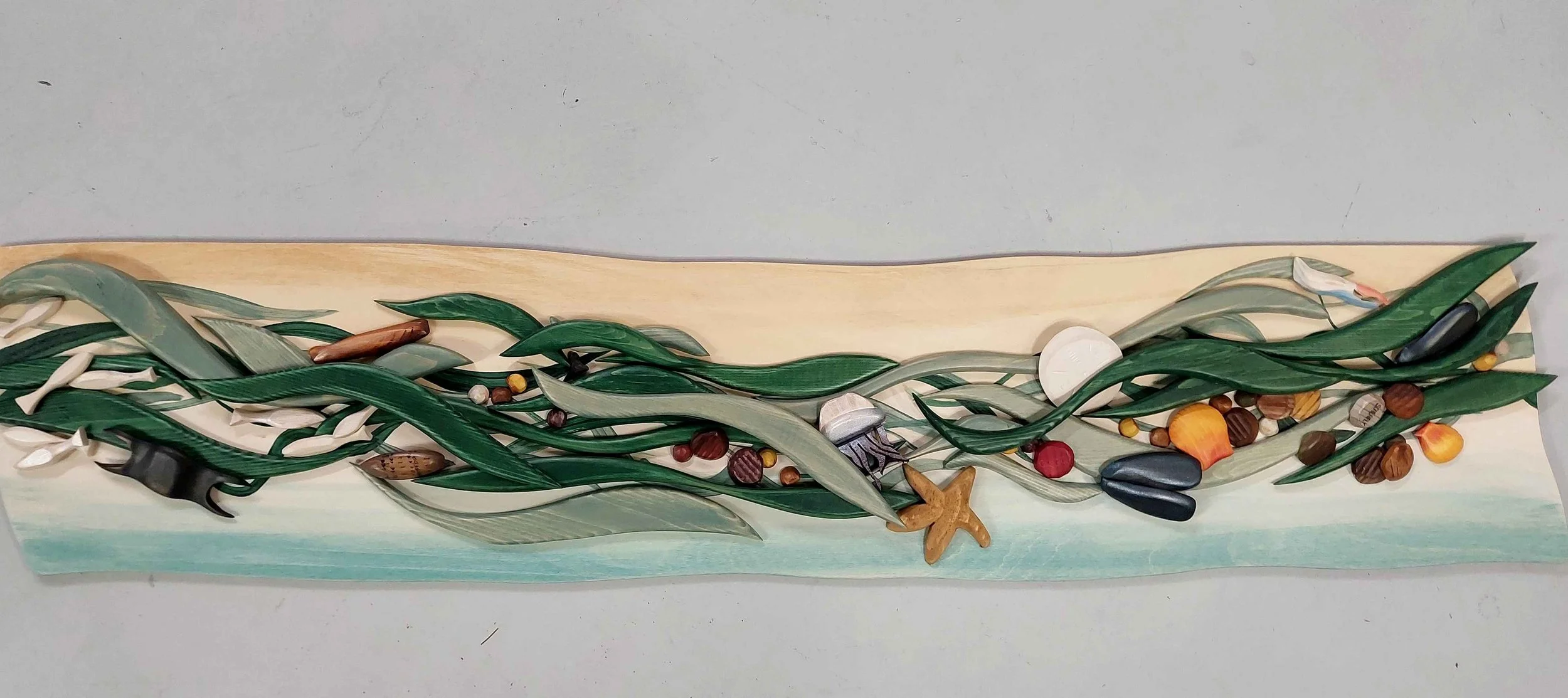 Wood wall sculpture inspired by the beauty and movement of beach and ...