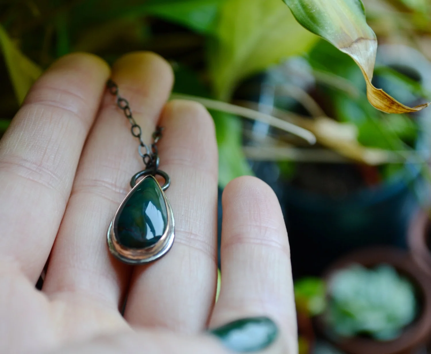Bloodstone Pendant For Men