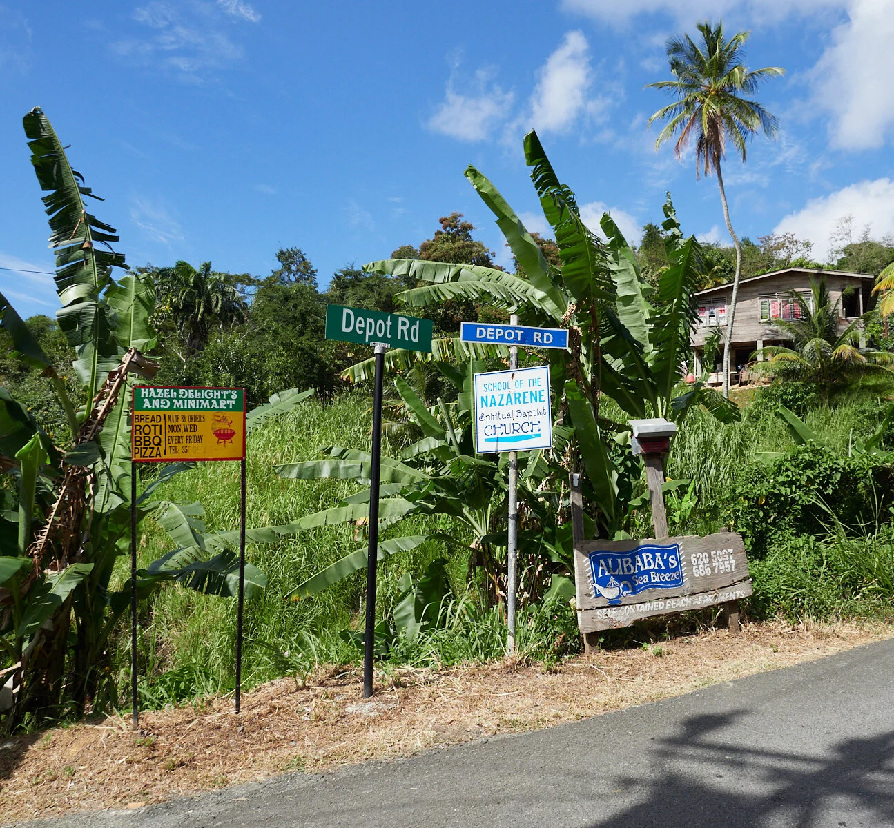 Hand-painted signs in Tobago — Mark Farrington Photography