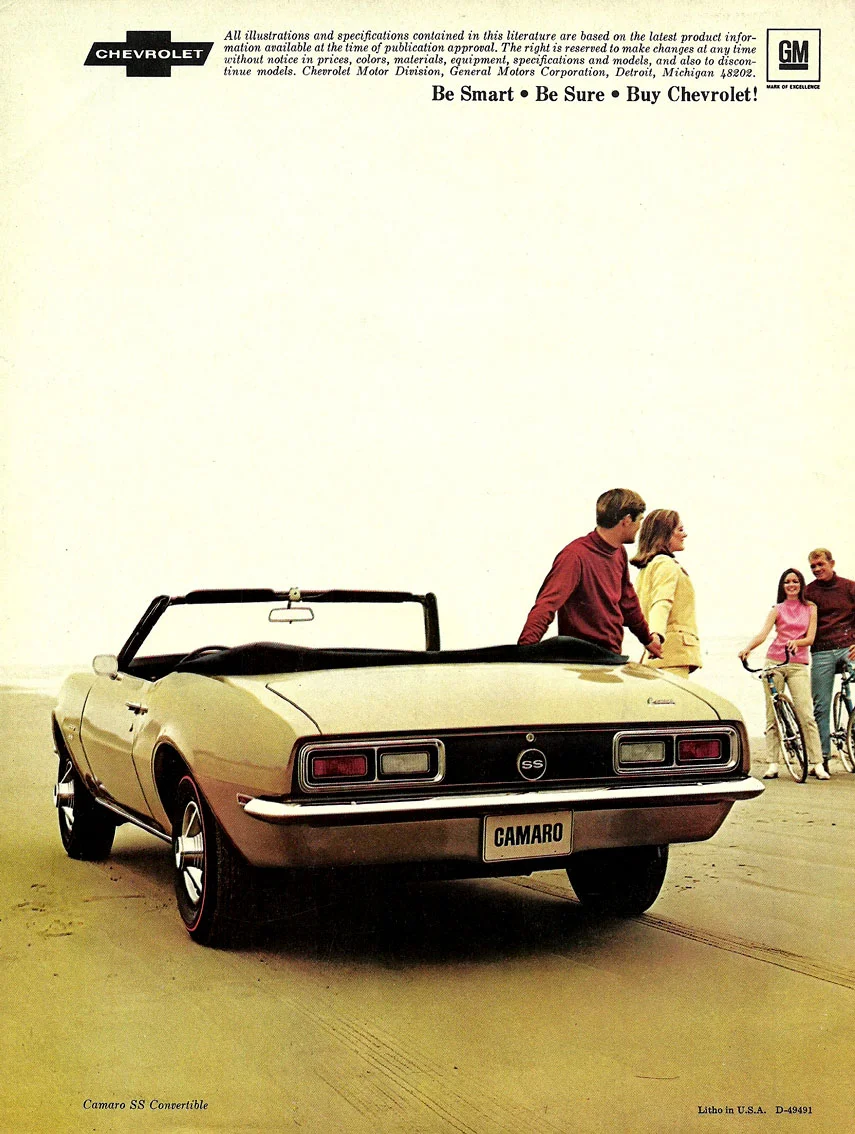 Classic Camaro Car Ads | Original Collection — Tunnel Ram