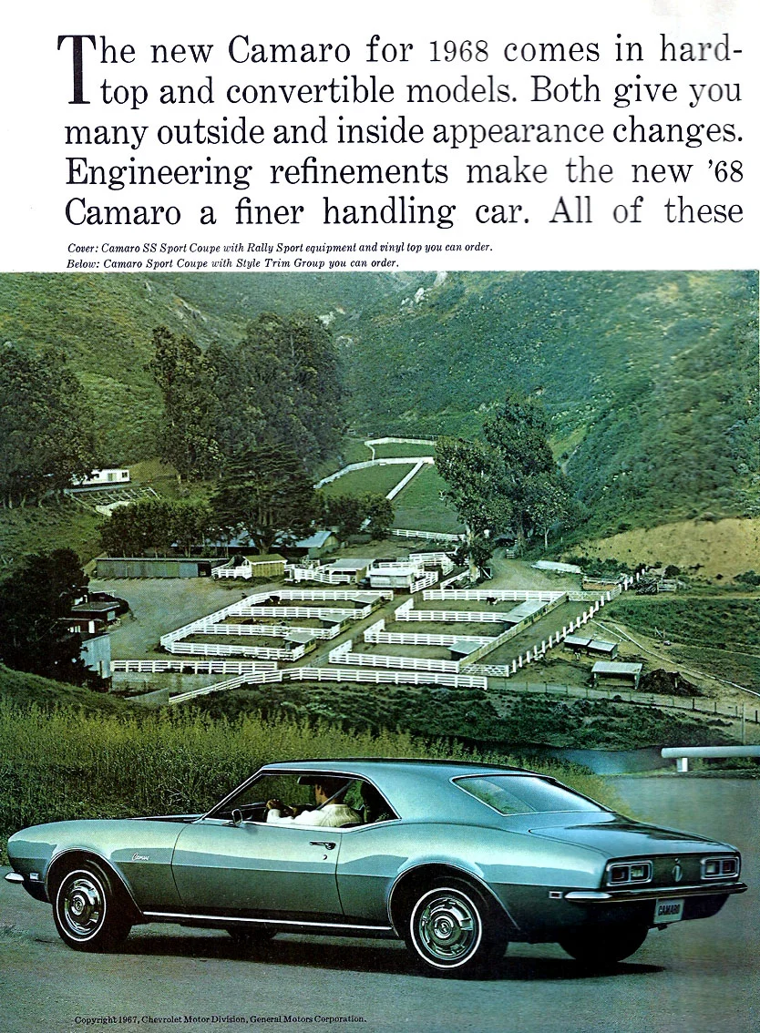 Classic Camaro Car Ads | Original Collection — Tunnel Ram