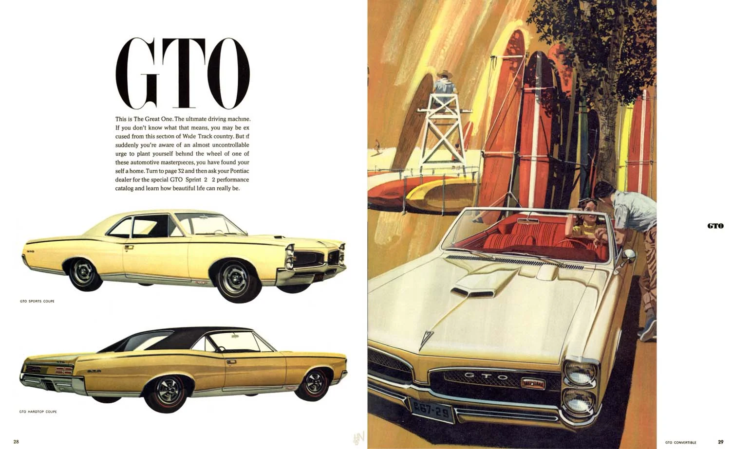 Classic GTO Car Ads | Original Collection — Tunnel Ram