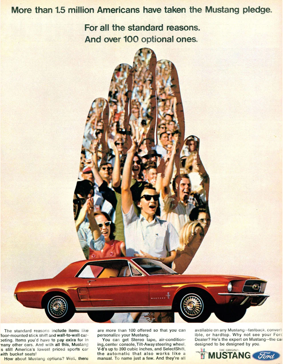 Classic Mustang Car Ads | Original Collection — Tunnel Ram