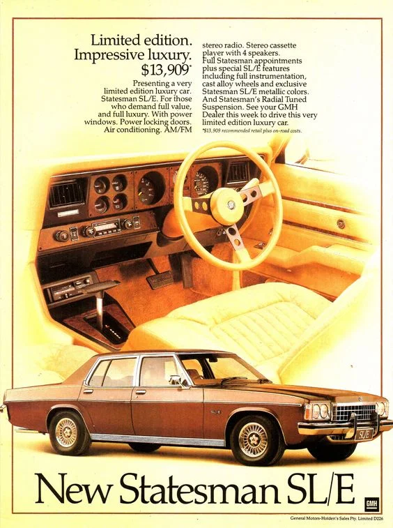Statesman and Brougham Car Ads | Original collection — Tunnel Ram