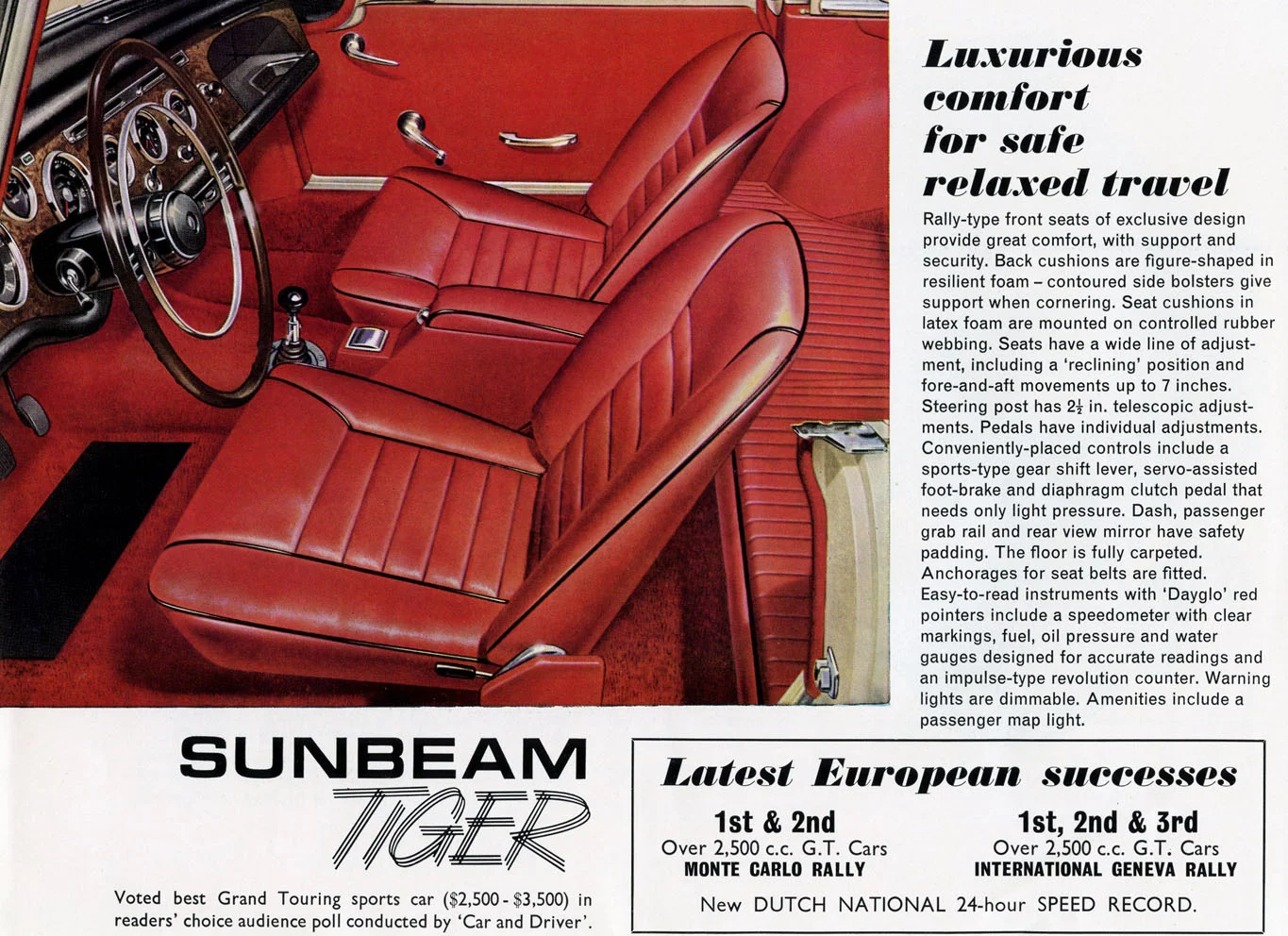 Classic Sunbeam Car Ads | Original Collection — Tunnel Ram