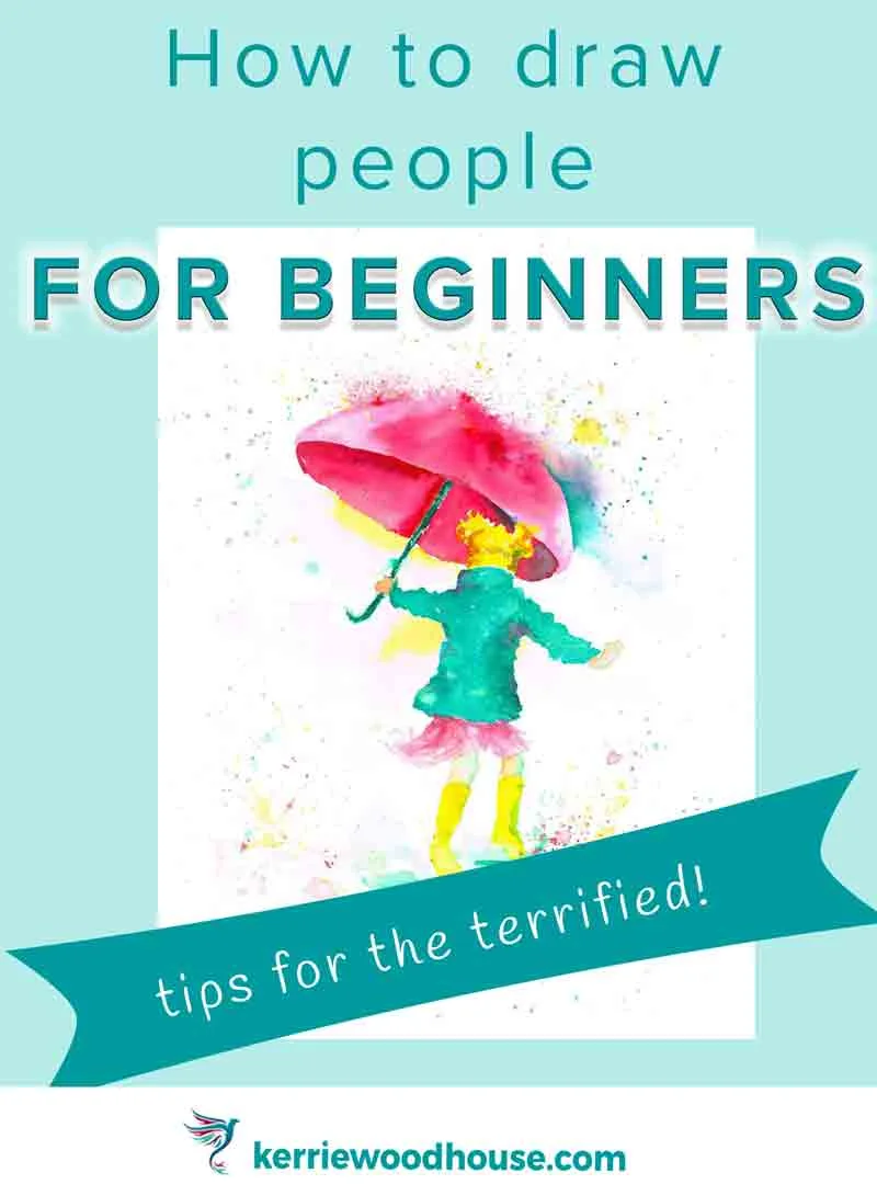 How to Draw People for Beginners (to add to your paintings) — Kerrie ...