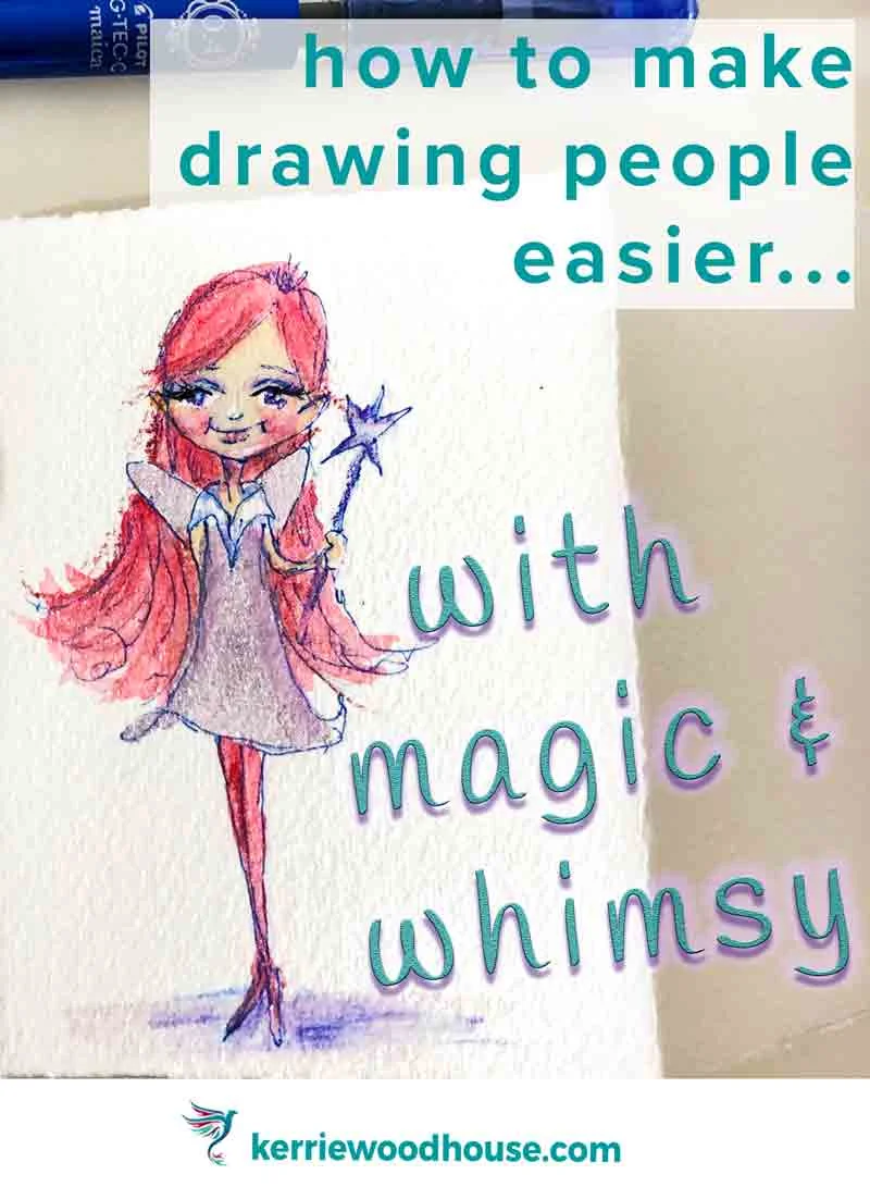 How to Draw People for Beginners (to add to your paintings) — Kerrie ...