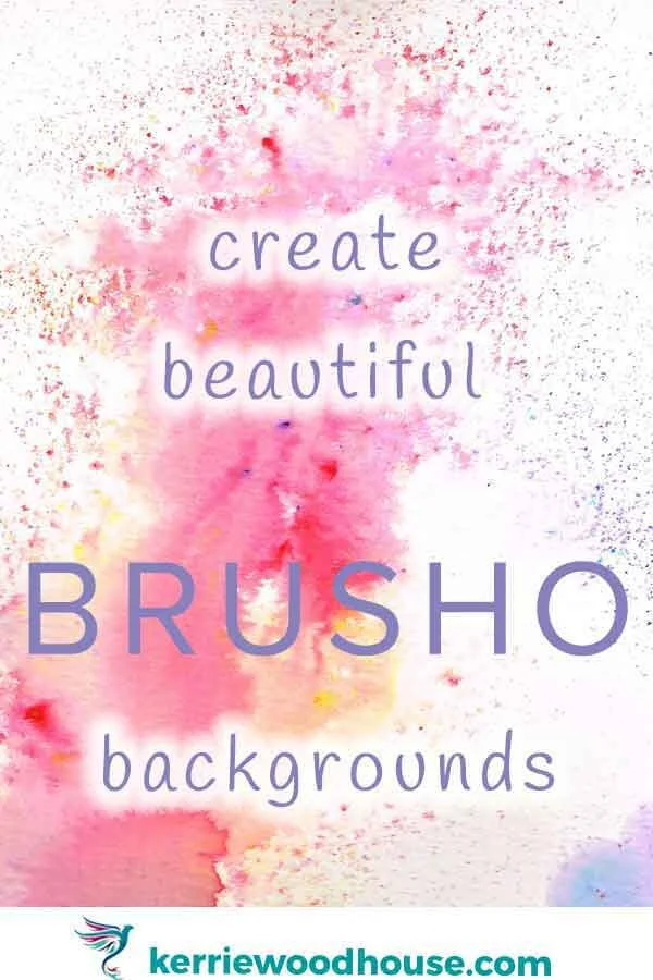 How to use Brusho Crystals — Kerrie Woodhouse - Easy, Expressive ...