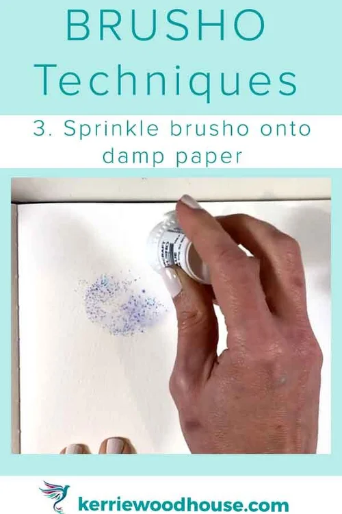 How to use Brusho Crystals — Kerrie Woodhouse - Easy, Expressive ...