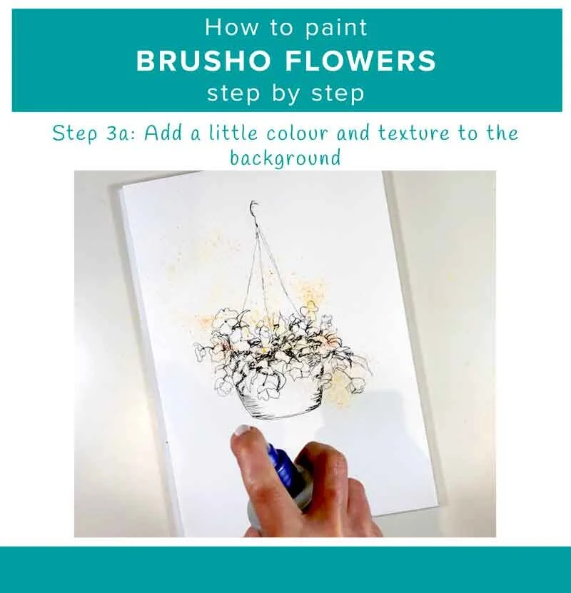 How to Paint Brusho Flowers - step by step ink and wash — Kerrie Woodhouse