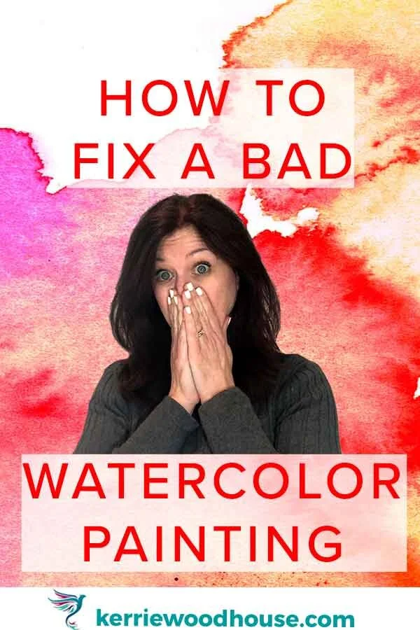 How to Fix a Bad Watercolor Painting (or at least have fun trying ...