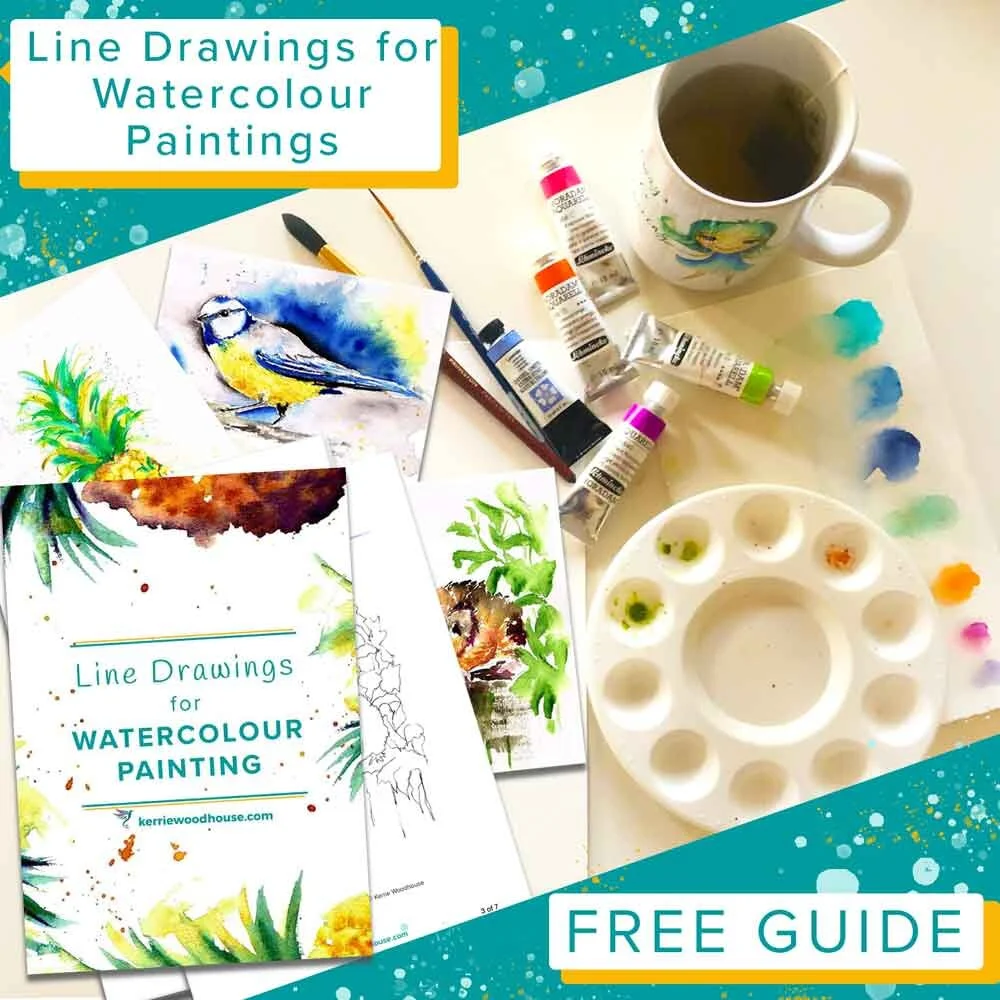 Line Drawings - Kerrie Woodhouse - Easy, Expressive Watercolour for ...