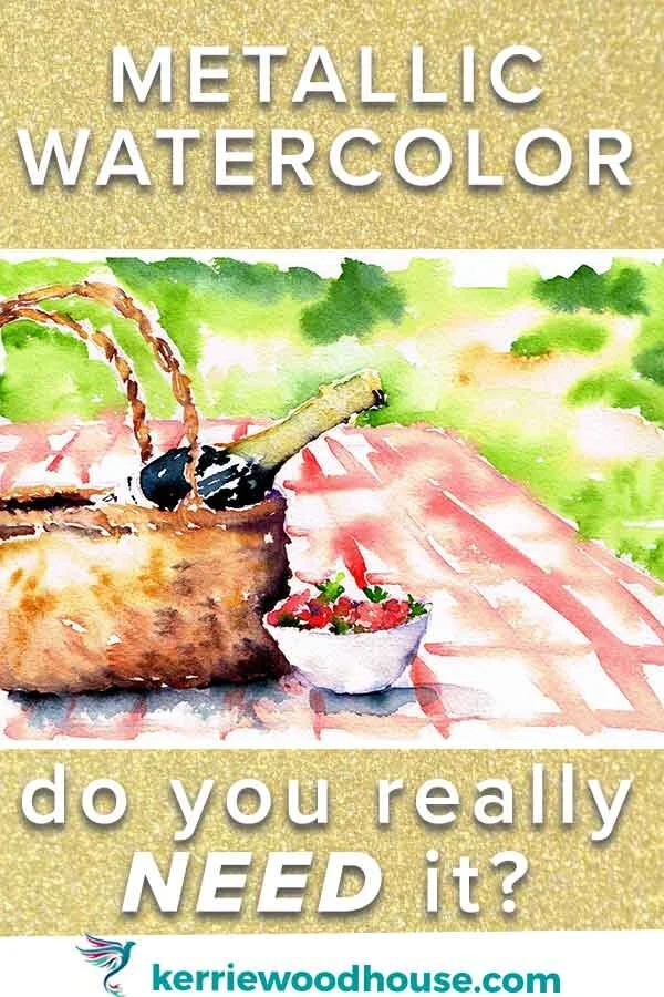 Metallic Watercolour Paint - Do You Really Need It? — Kerrie Woodhouse ...