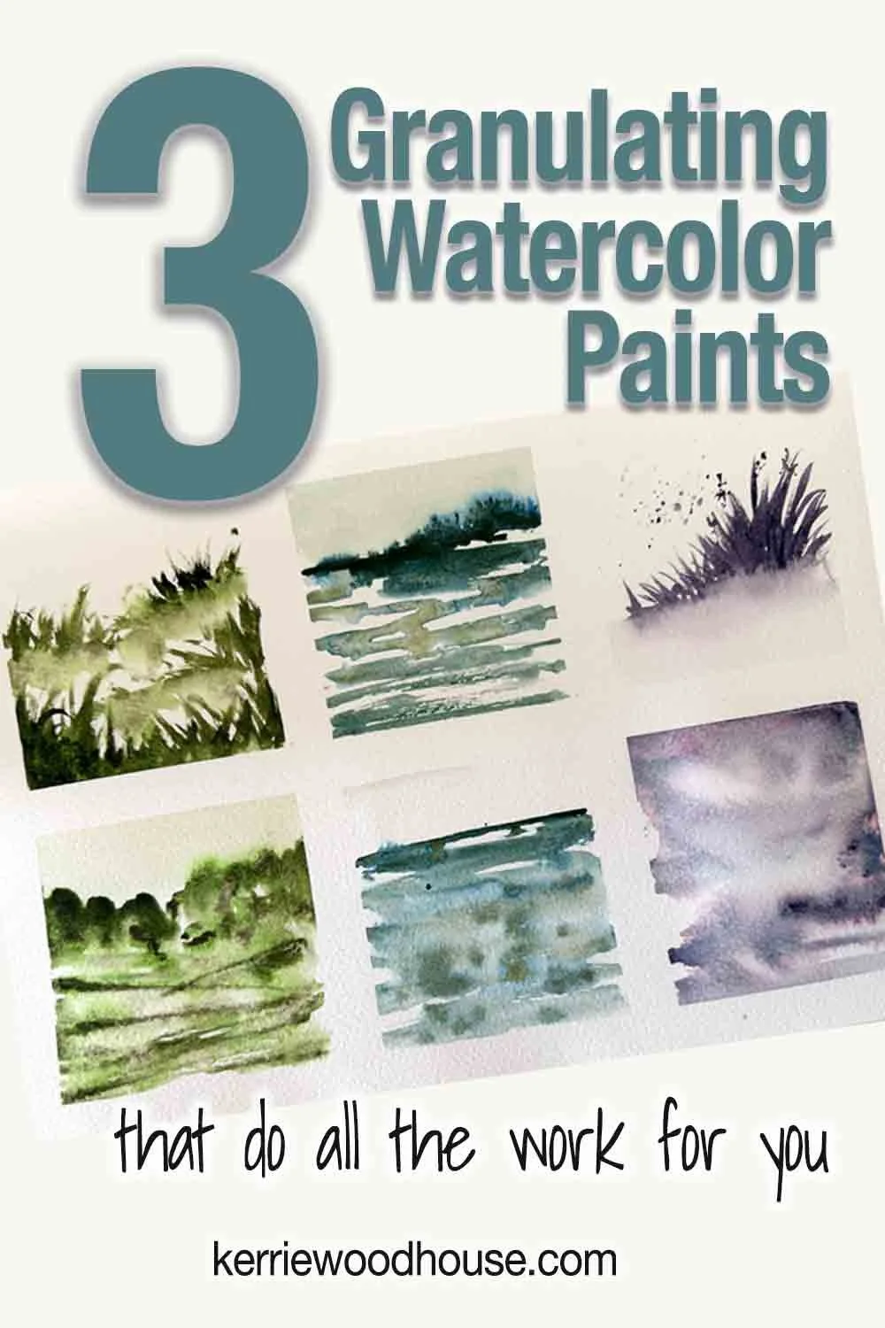 The Magic of Granulating Watercolour Paints: My Top 3 Colours That ...