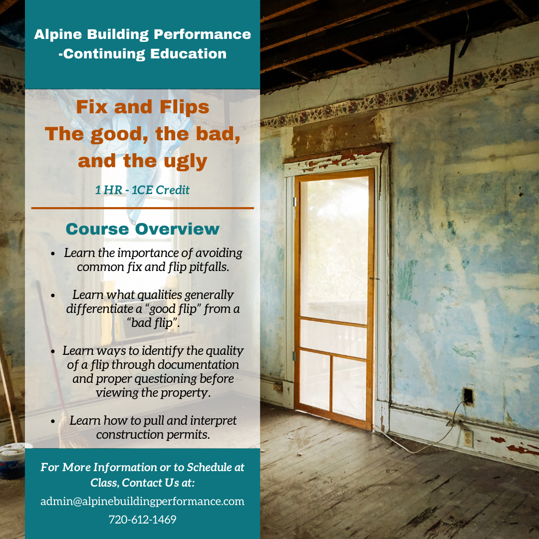 Agent Continuing Education - Alpine Building Performance, LLC | Home ...