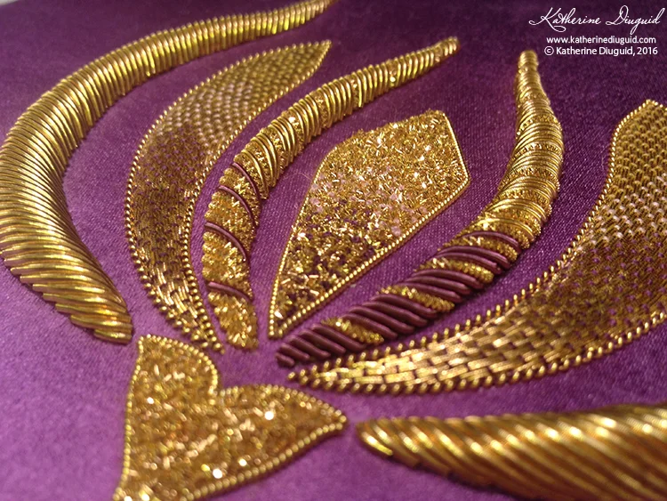 Exploring Color Illuminated in Goldwork Embroidery — Katherine Diuguid ...