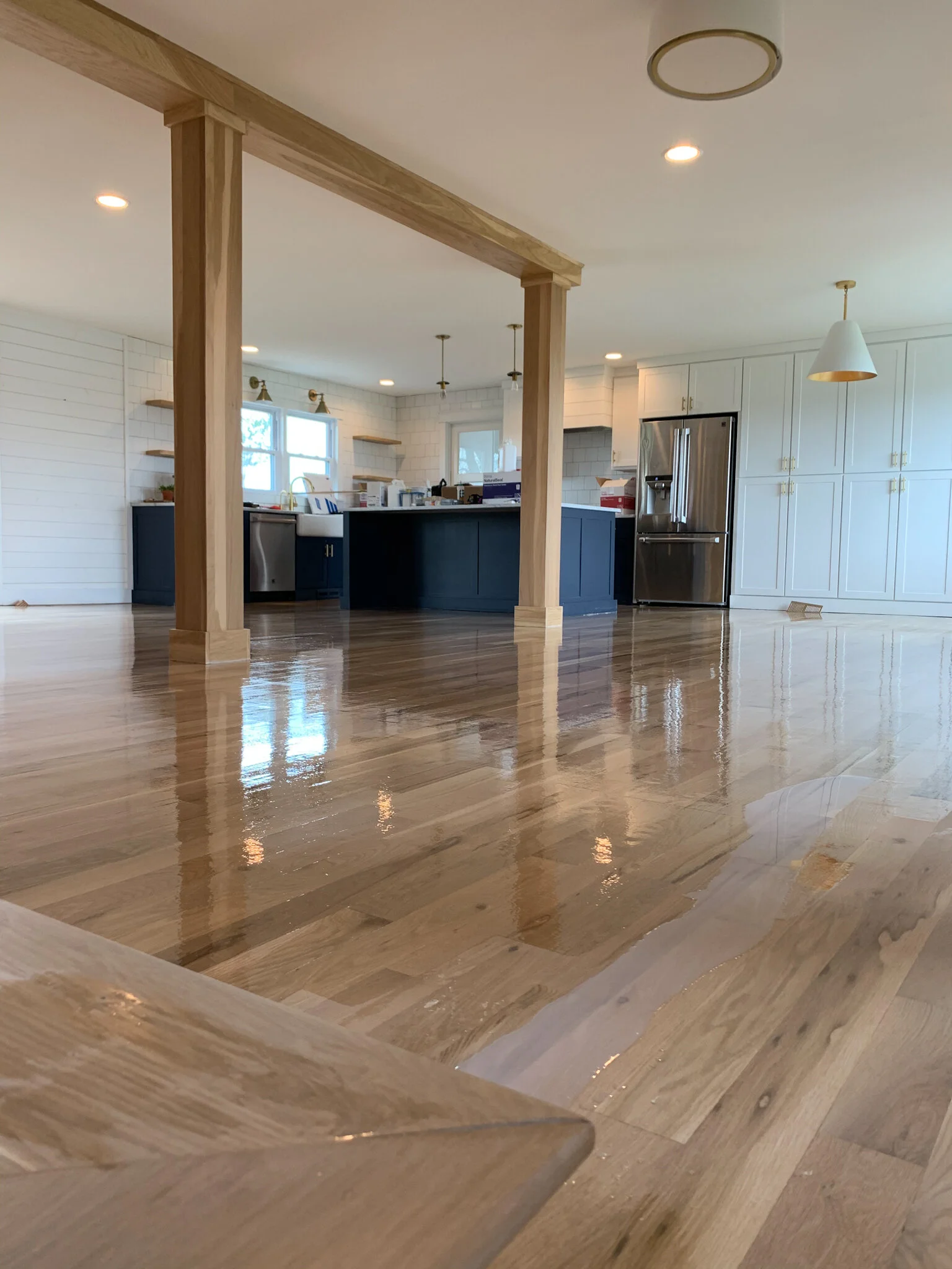 refinishing our white oak floors — The Hardwood Co.