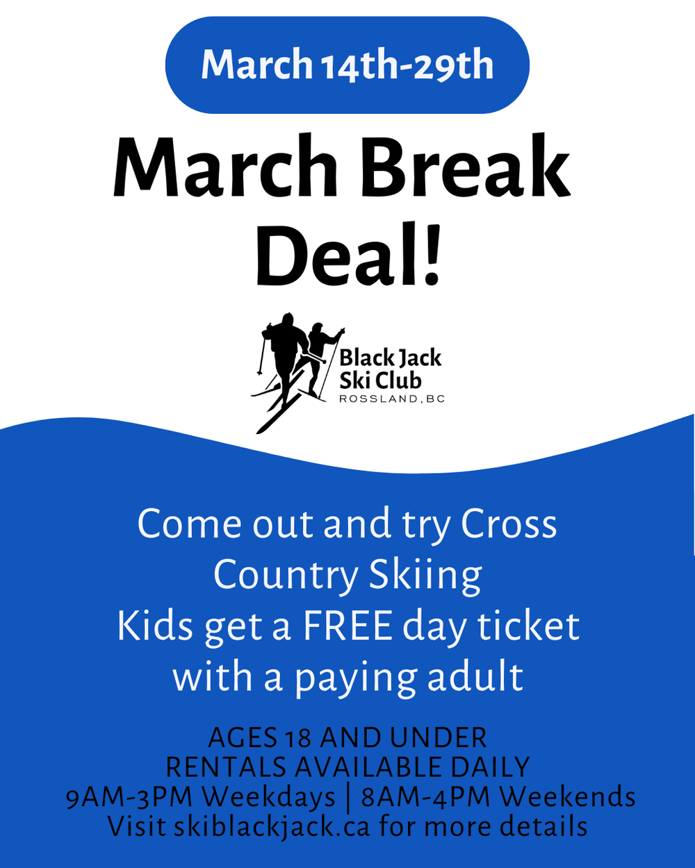 March Break Deals at Black Jack — Black Jack Ski Club