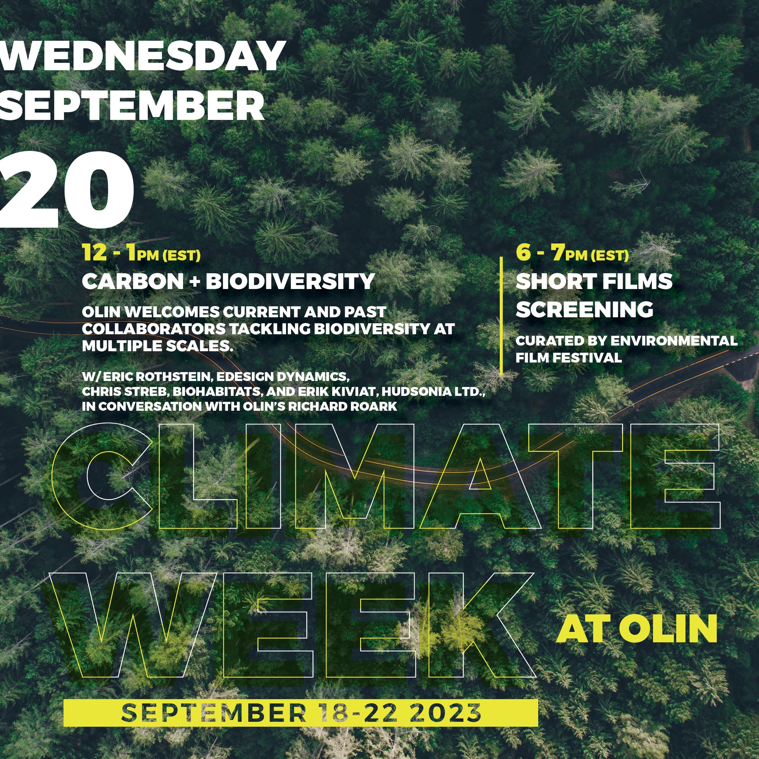 Climate Week 2023 — OLIN Labs