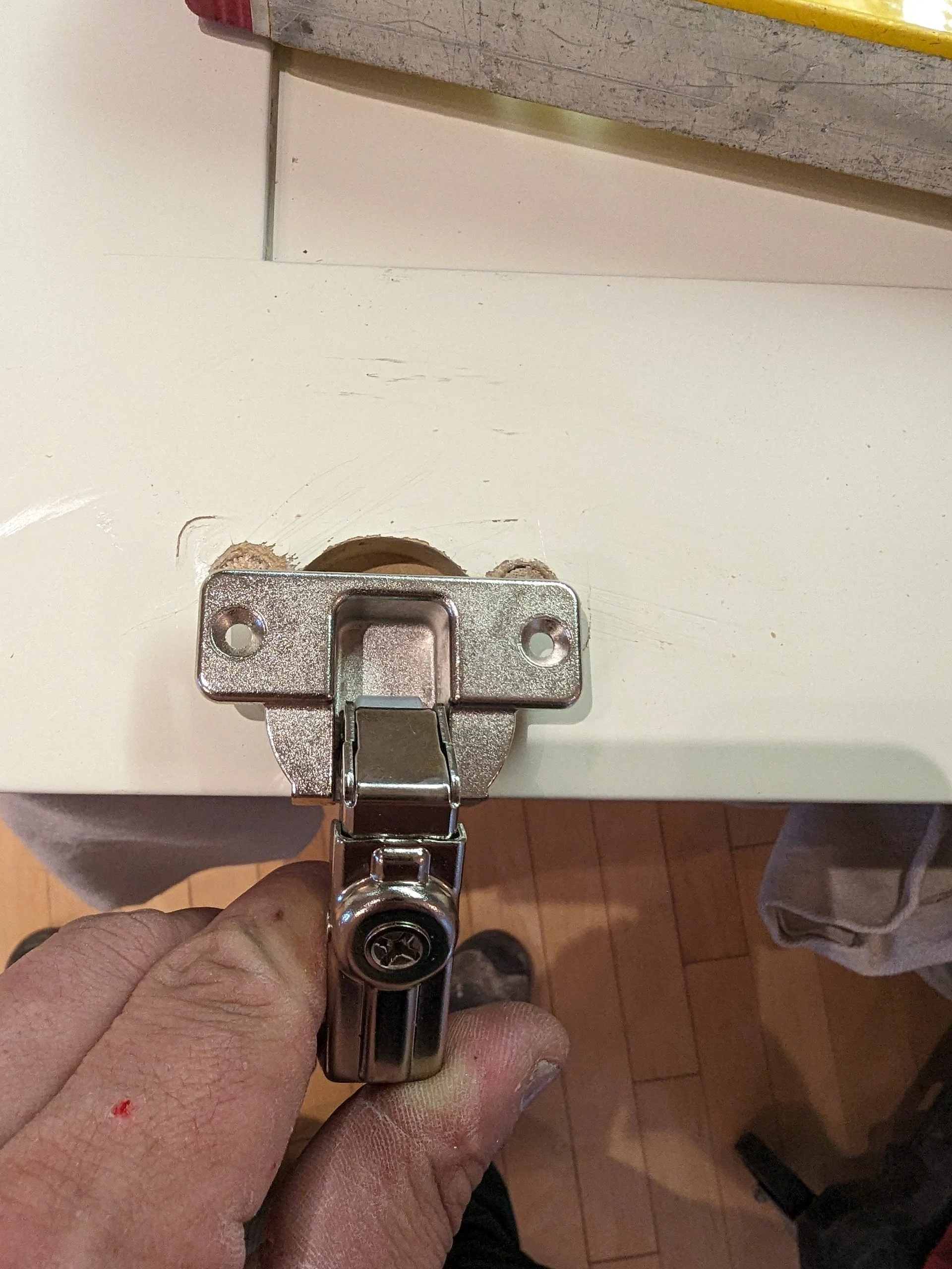 Cabinet Hinge Repair and Replacement — Fix-It Friend | Handyman ...