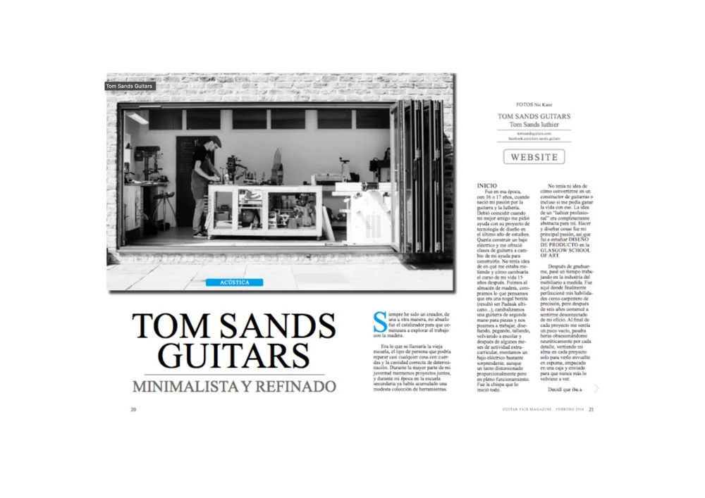 Press — Tom Sands Guitars