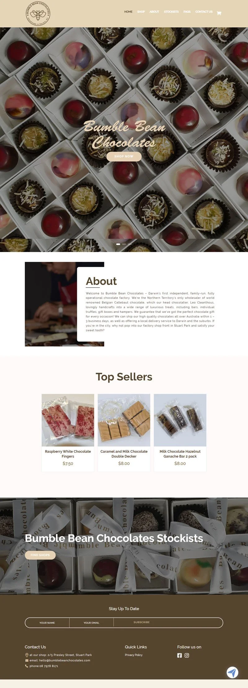 Webb & Flow | PORTFOLIO, Bumble Bean Chocolates