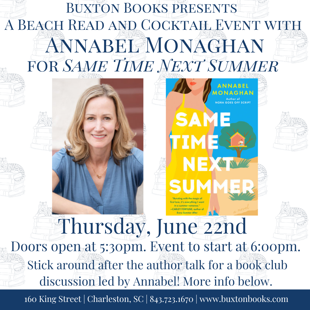 Beach Read and Cocktail Event with Annabel Monaghan — Buxton Books