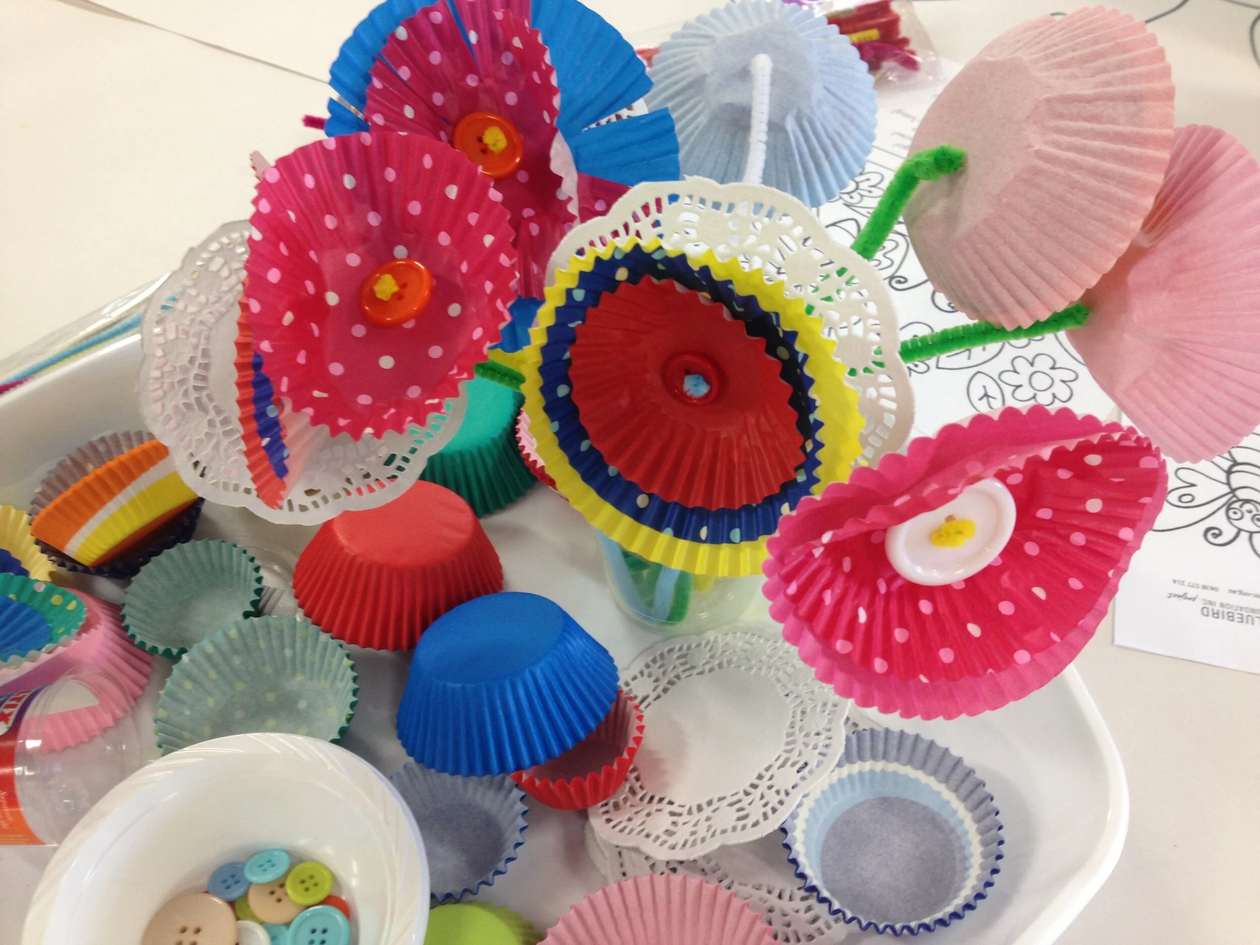 Celebrating the colours of Spring — little bluebirds