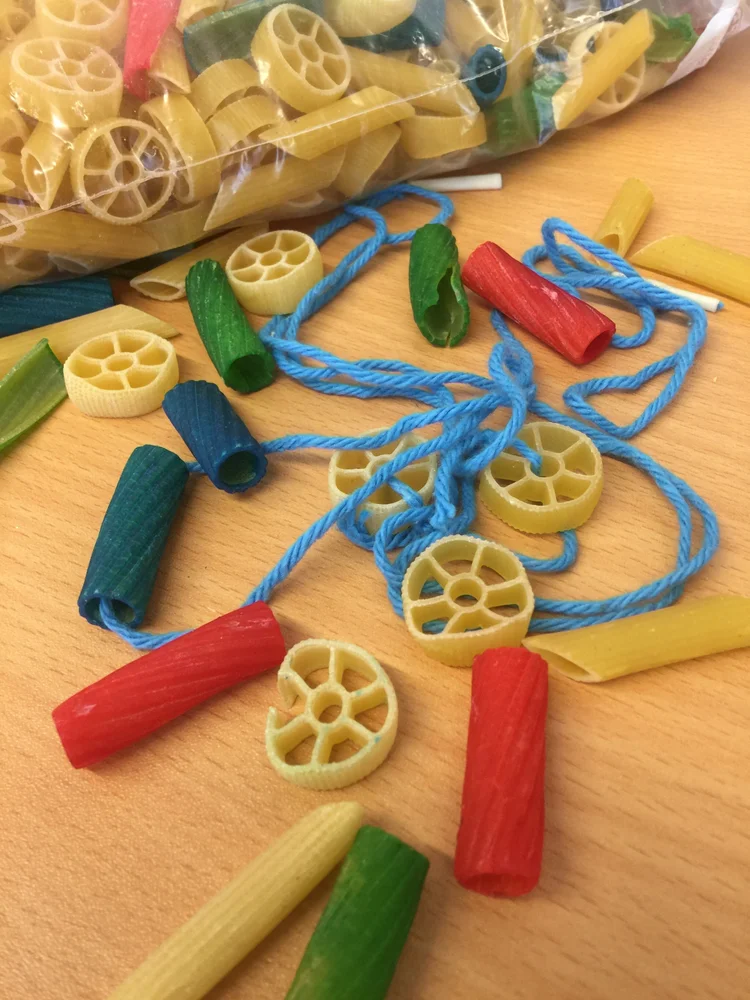 Threading for little fingers — little bluebirds