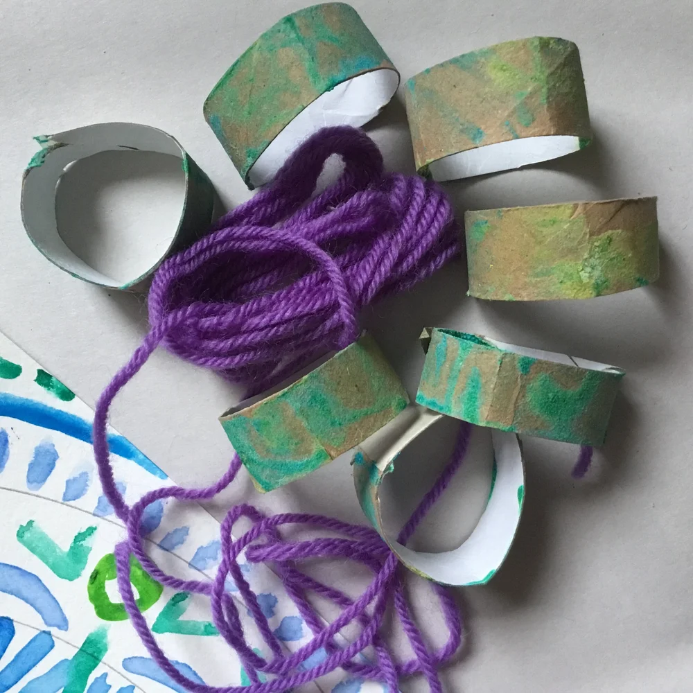 Threading for little fingers — little bluebirds