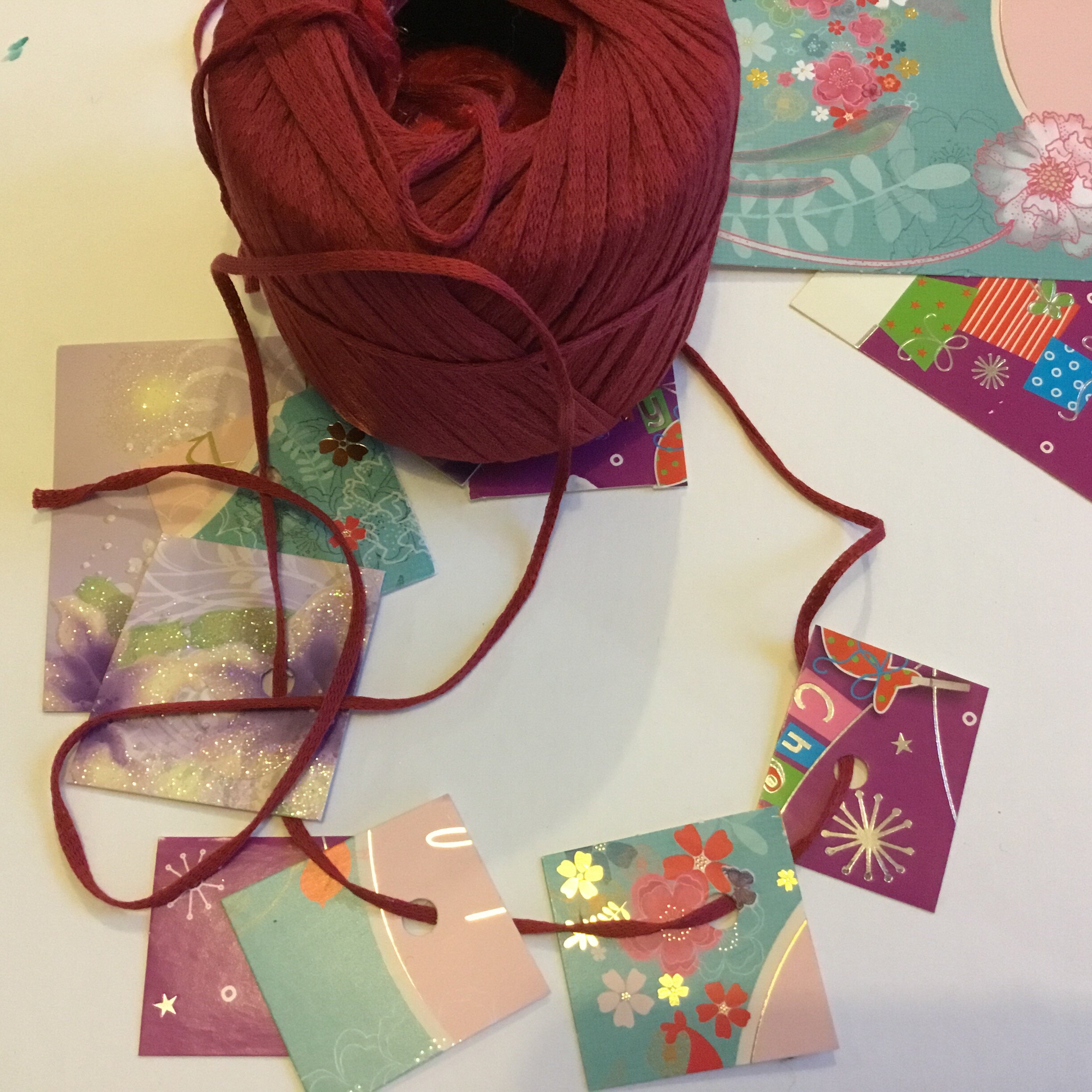 Threading for little fingers — little bluebirds