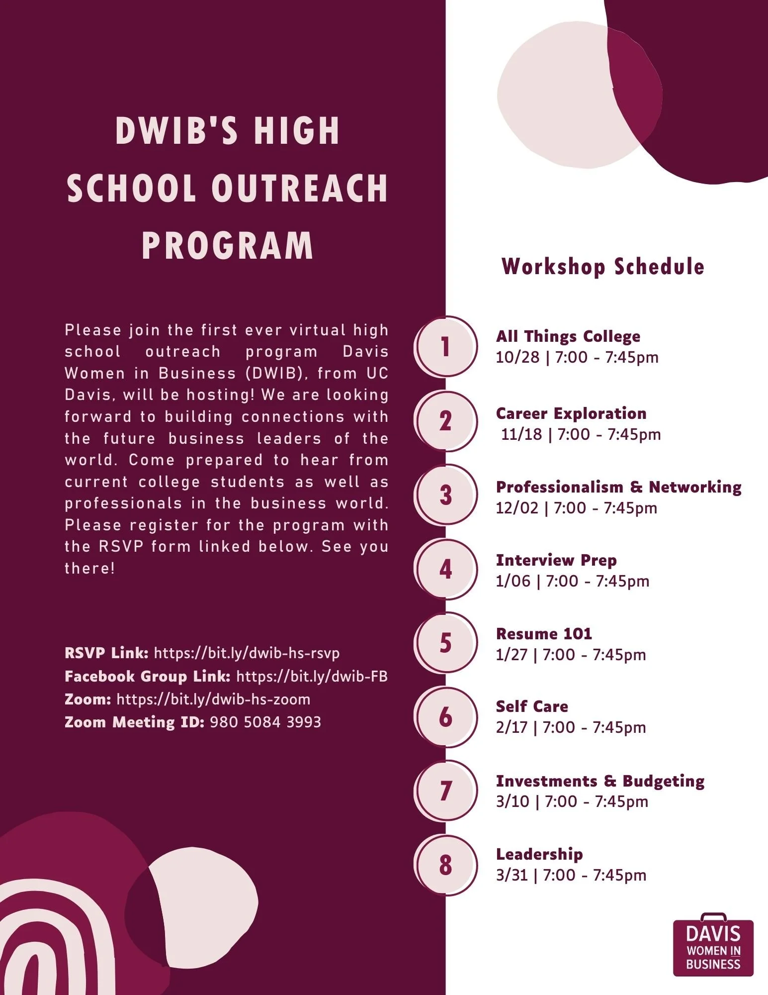 Davis Women in Business at UC Davis