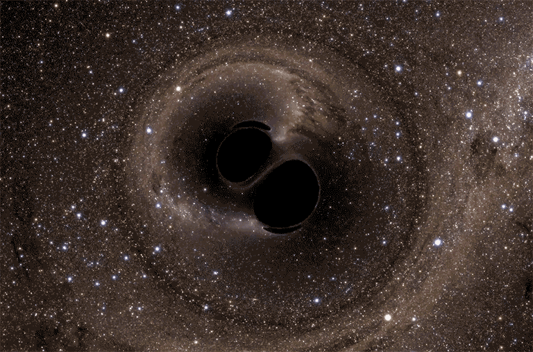 Spinning Black Hole Gif