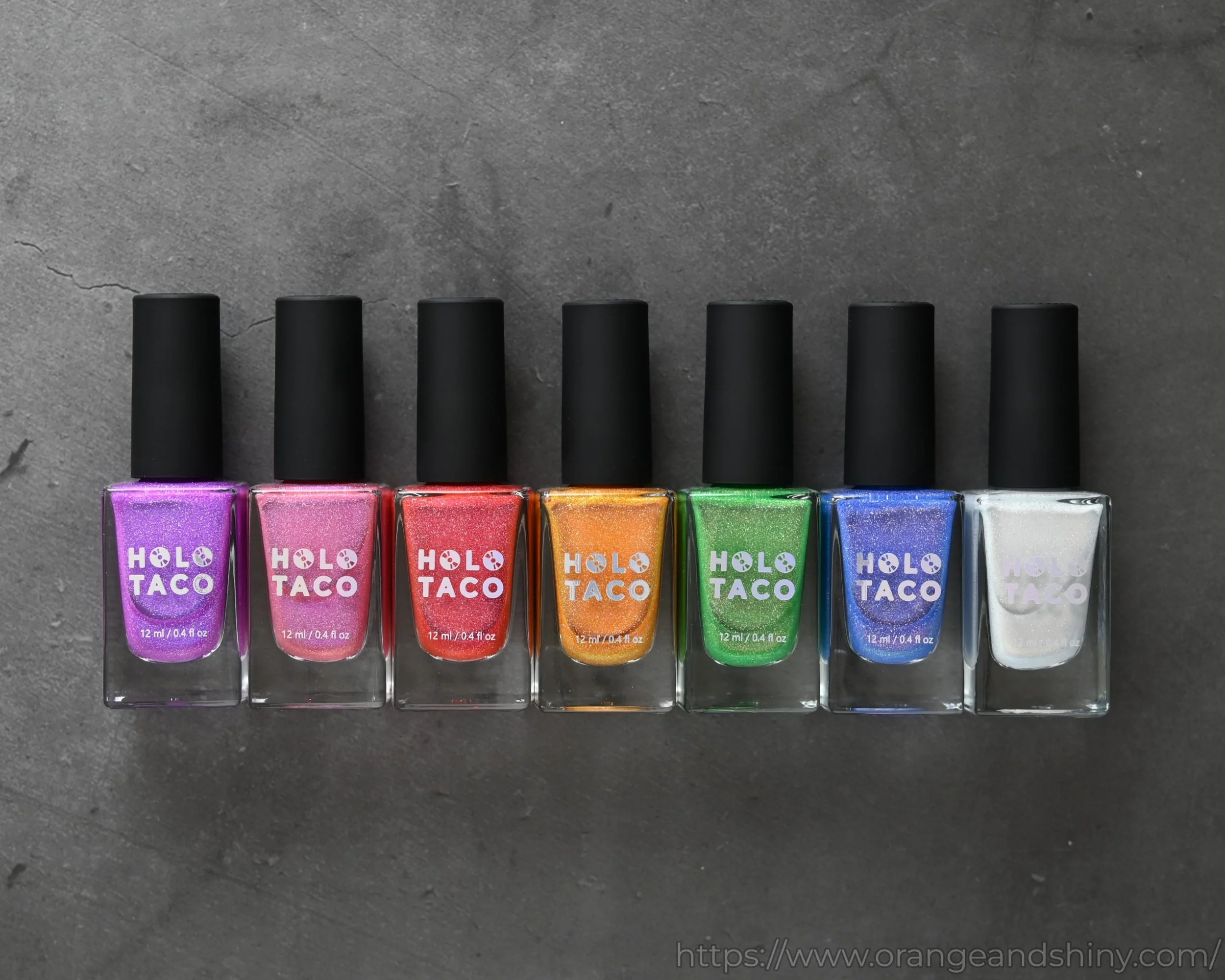 Holo Taco Rock Candy Collection — Orange & Shiny