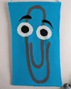 Crochet Clippy Tapestries — Orange & Shiny