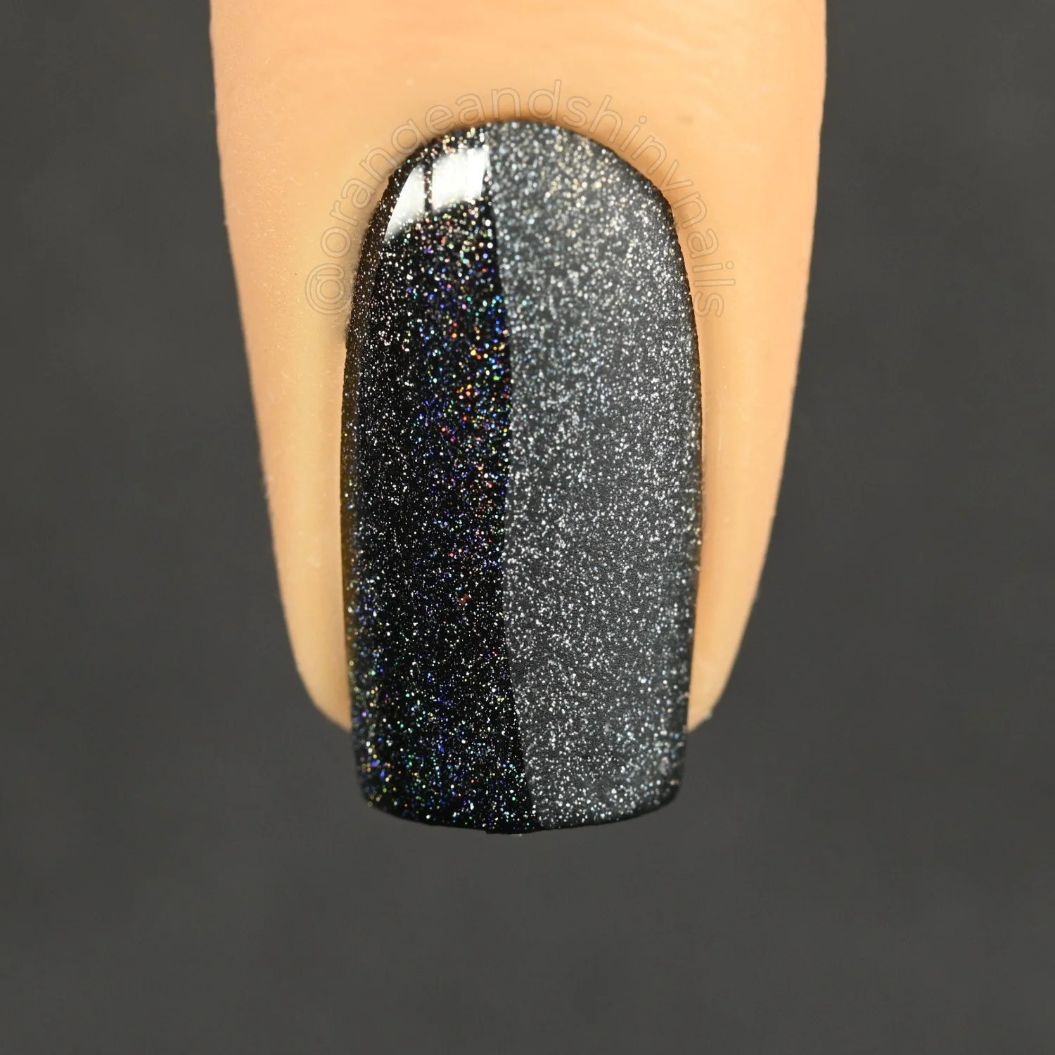 Holo Taco One Coat Black Combos — Orange & Shiny
