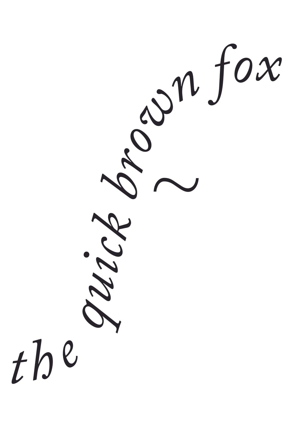the quick brown fox — Les Fugitives the quick brown fox — Les Fugitives