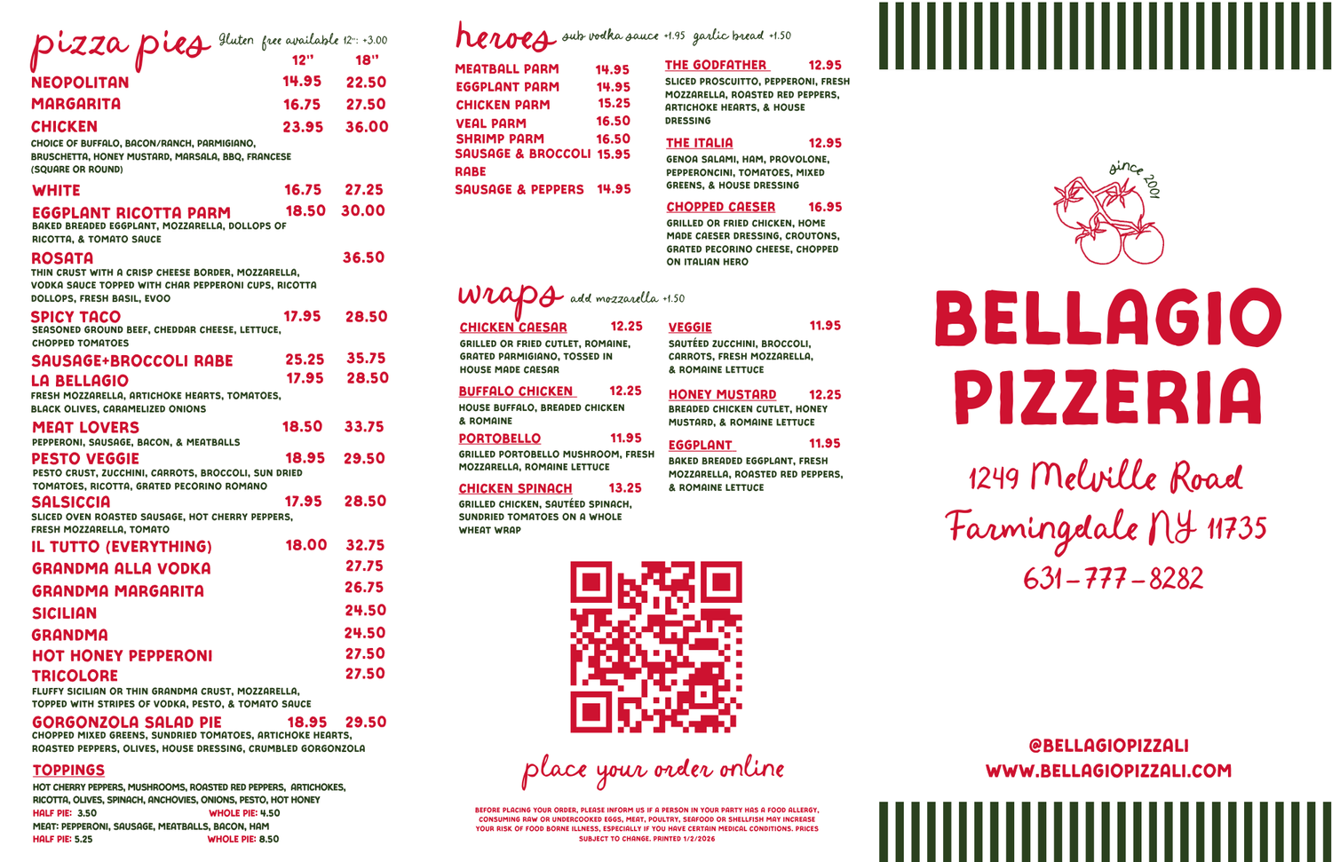 Bellagio Pizzeria