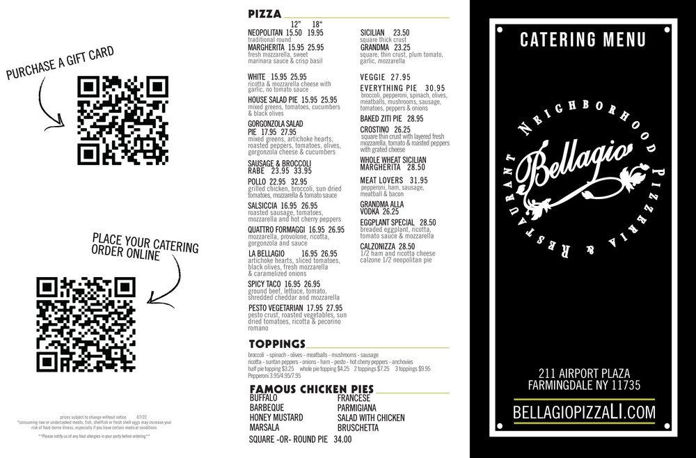 Bellagio Pizzeria