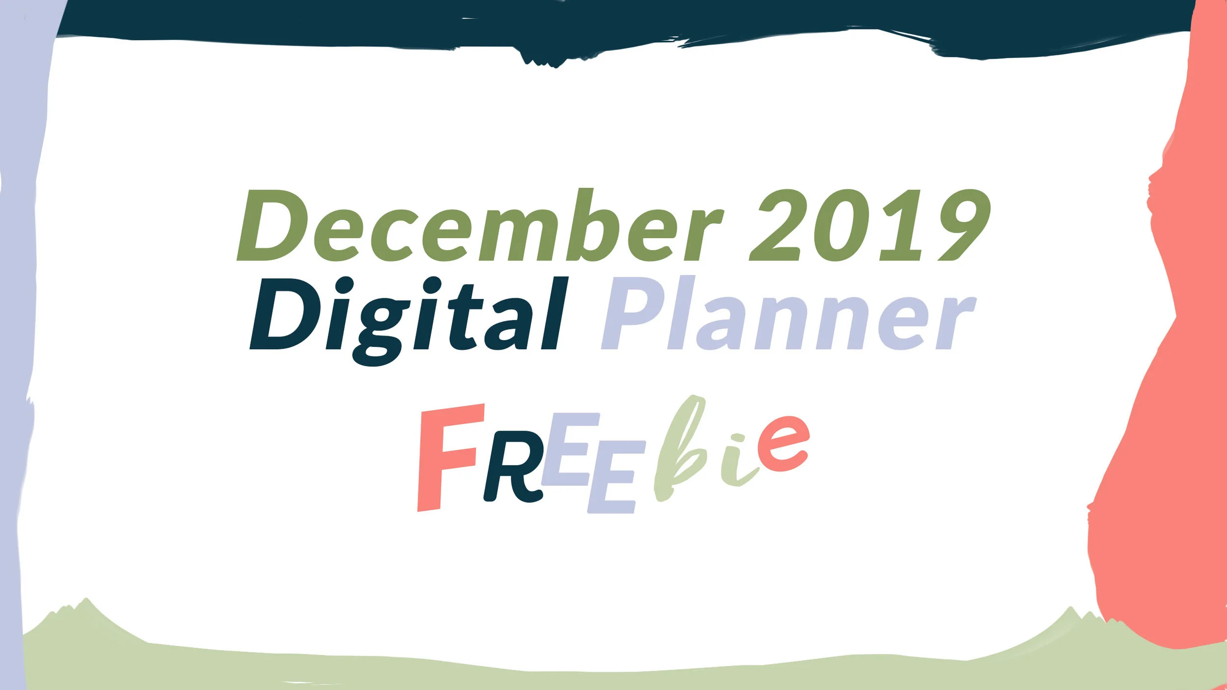 December Digital Planner Freebie | Olive Blossom Designs