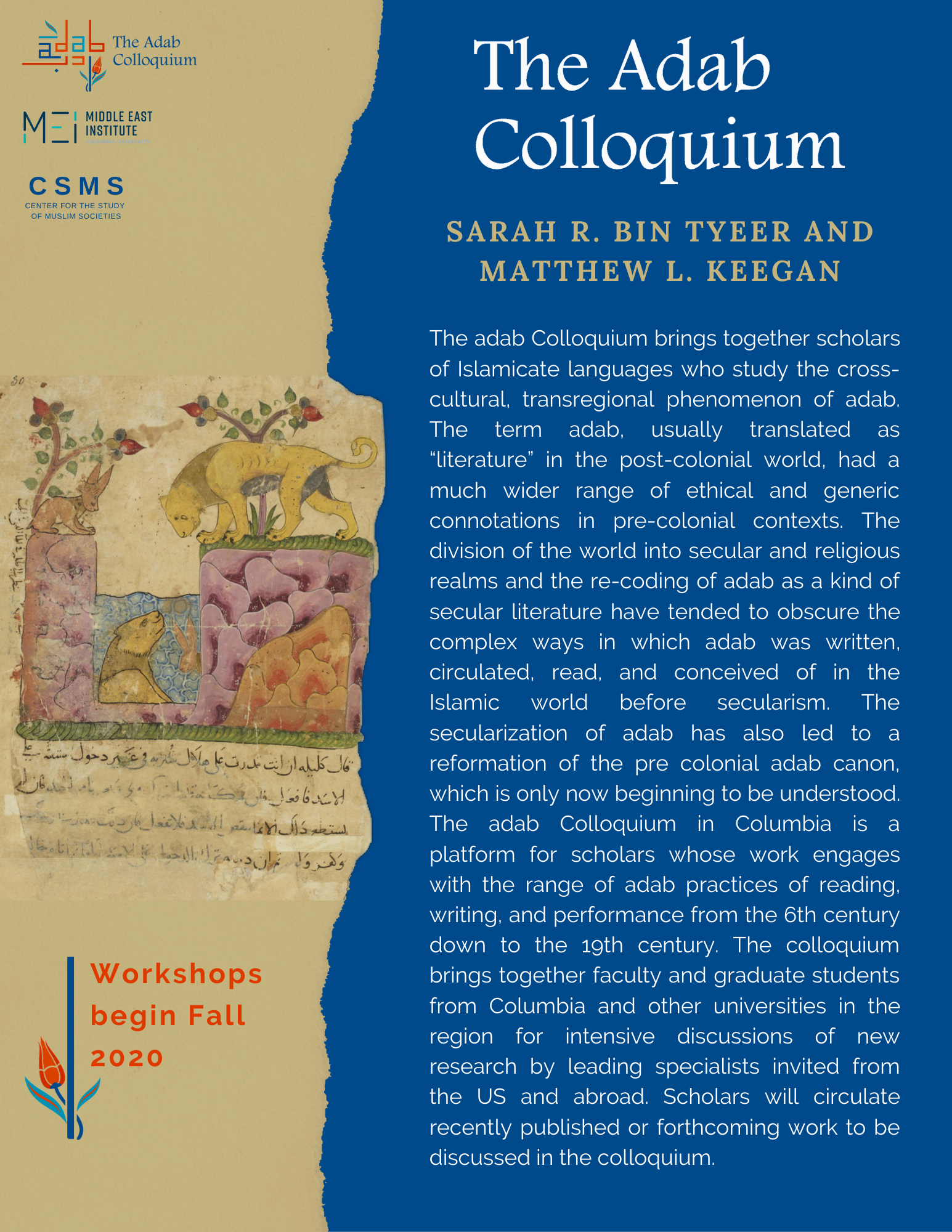 Launching the Adab Colloquium — Middle East Institute