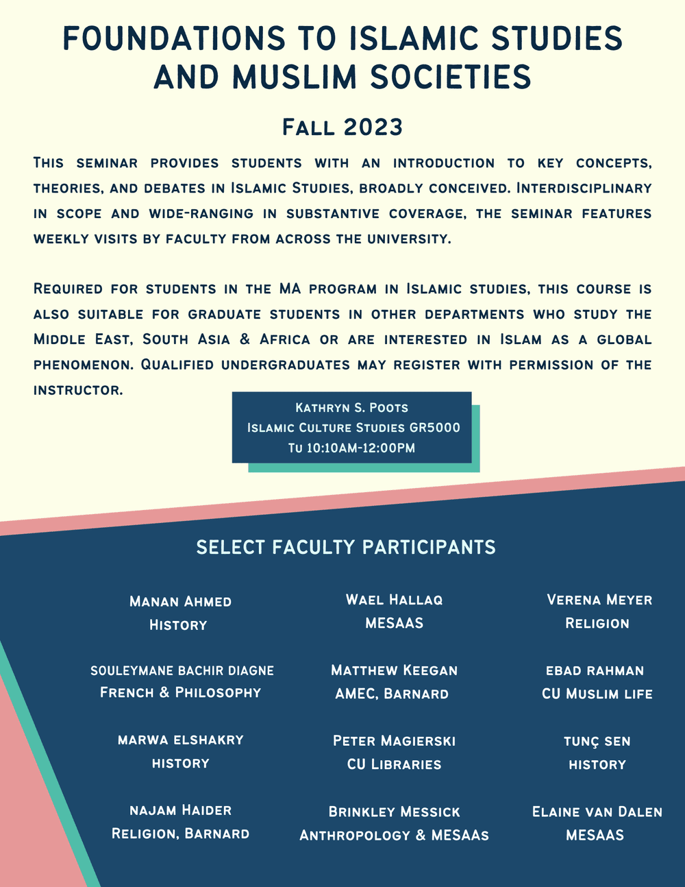 M.A. In Islamic Studies — Middle East Institute