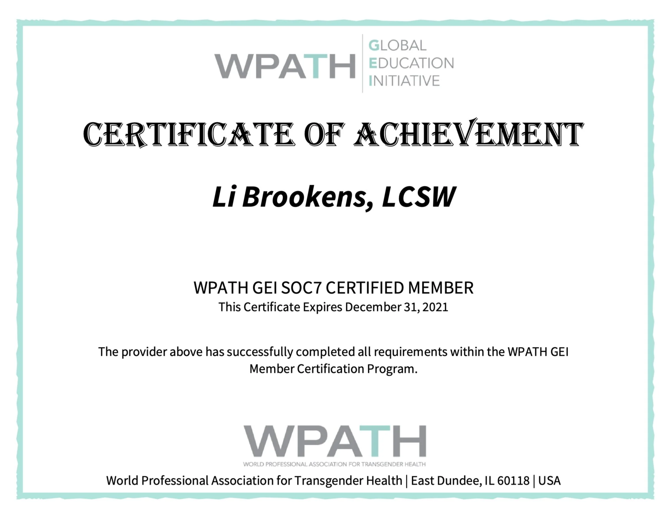 WPATH — Umbrella Collective