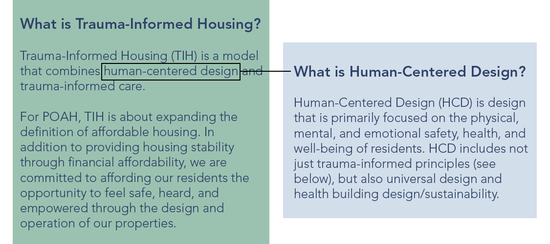 TRAUMA-INFORMED HOUSING — Basis of Design