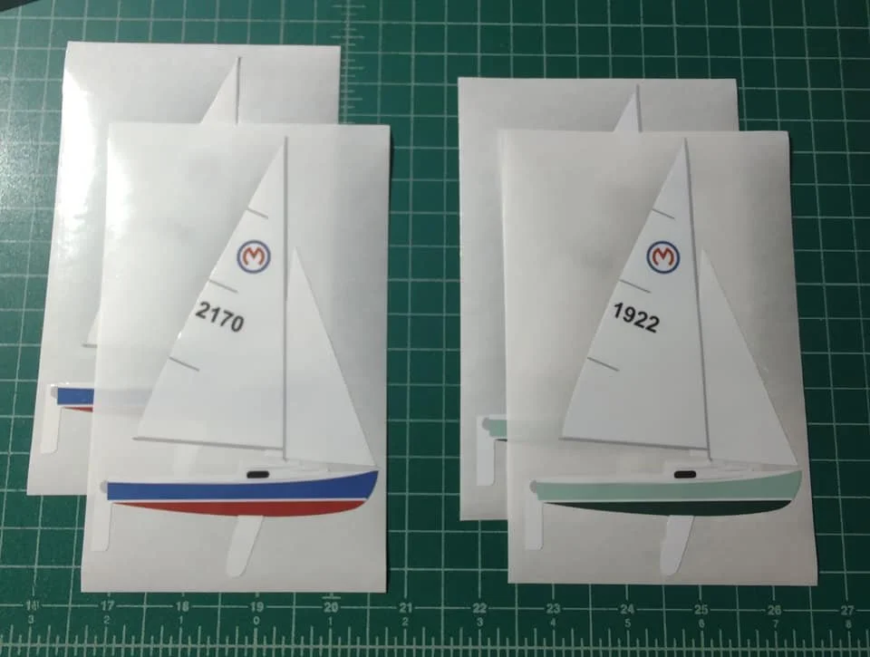 ORION Car Decals — O'Day Mariner #1922, "Orion"