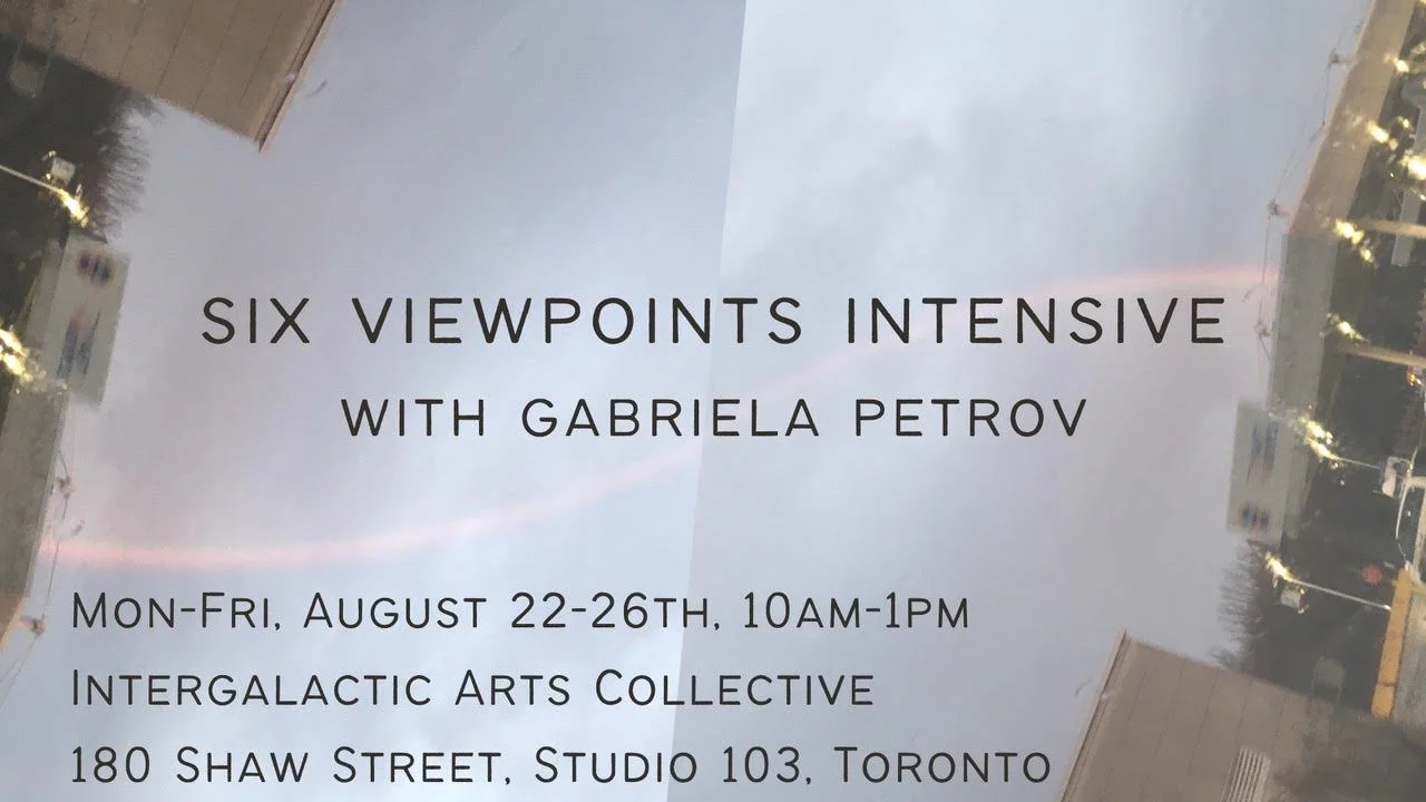 Upcoming Workshops — The Six Viewpoints