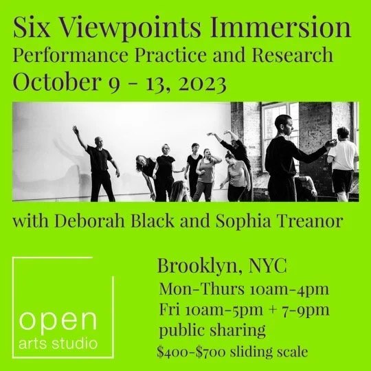 Upcoming Workshops — The Six Viewpoints