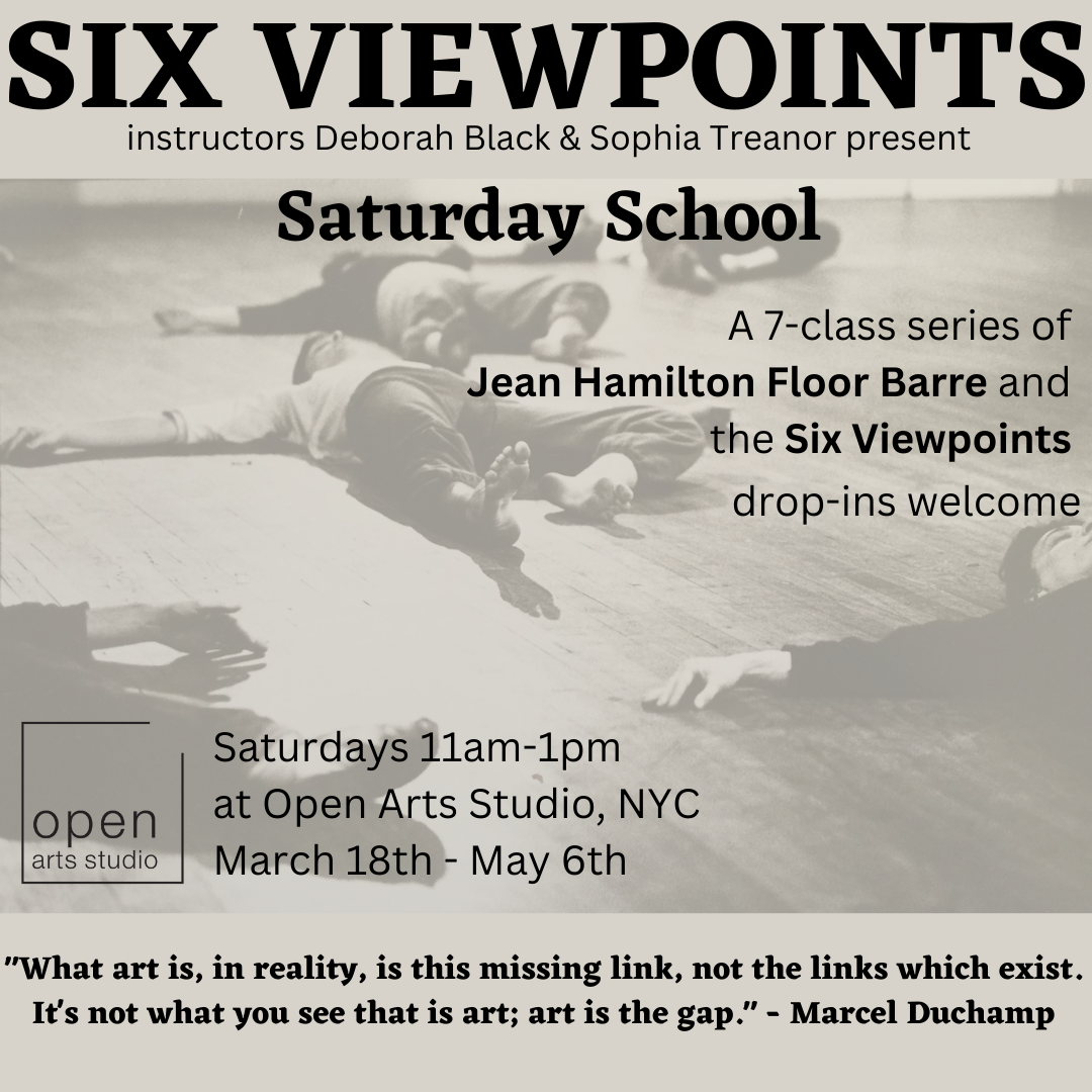Upcoming Workshops — The Six Viewpoints