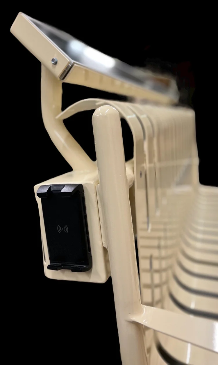Uptown Charging Bench — Sun Charge Systems